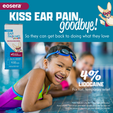 Eosera Ear Pain MD for Kids Max Strength Lidocaine Ear Drops 0.42 fl oz ...