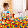 3pcs Building Block Tablecloths, Birthday Party Supplies Waterproof ...