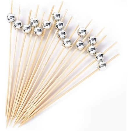 Cocktail Sticks, 100 Counts 4.7 inch Counts Cocktail Toothpicks with ...