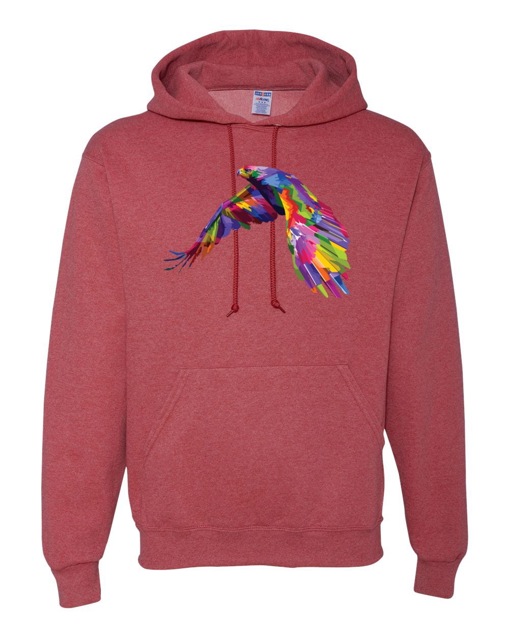 Colorful Trippy Peacock Bird Fashion Graphic Hoodie Sweatshirt, Vintage ...