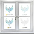 1set Waterproof PVC Colored Laser Stained Window Film Static Stickers ...