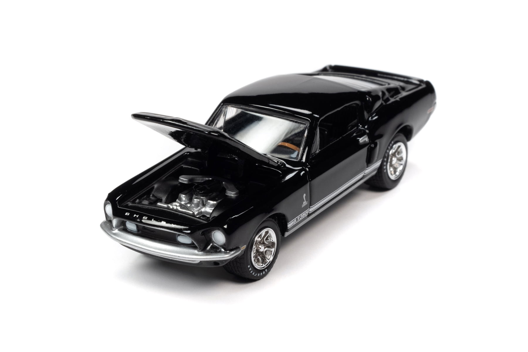 Buy 1968 Ford Mustang Shelby GT-350, Raven Black - Johnny Lightning ...