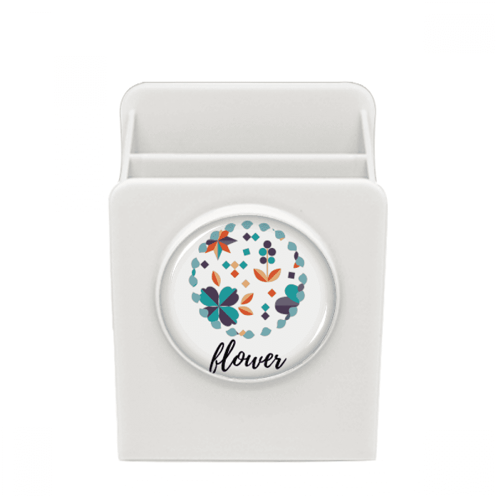 Flower Pixel Paint Art Deco Fashion Desk Pencil Holder Cup Pen ...