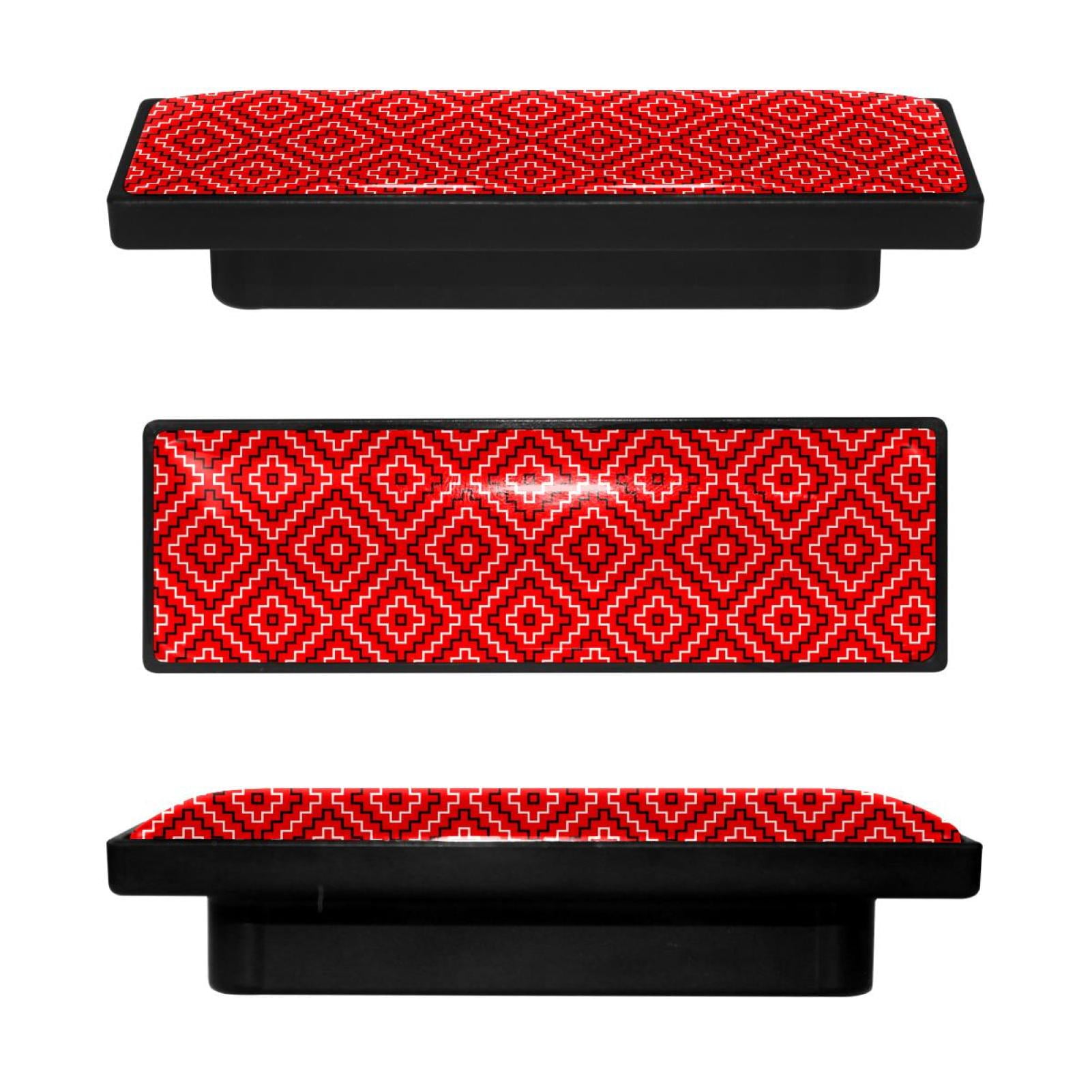 4 Pcs Rectangle Cabinet Handle Cupboard Knob Drawer Pulls Handle Red ...