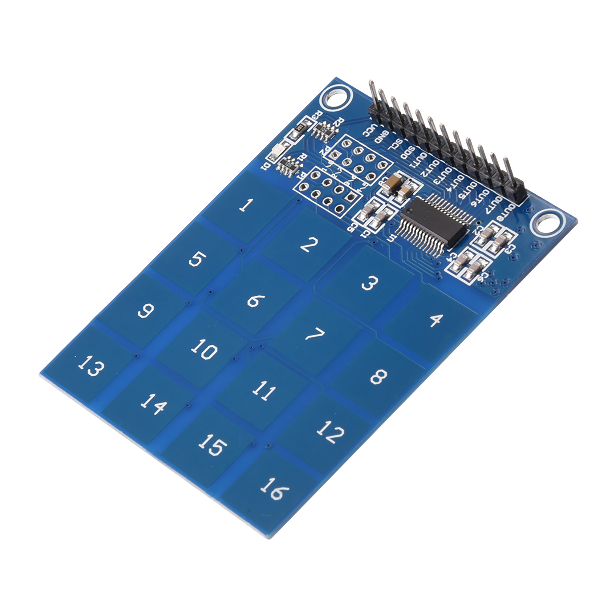 16 Keys Capacitive Touch Sensor Pad Module Ttp229b For Arduino