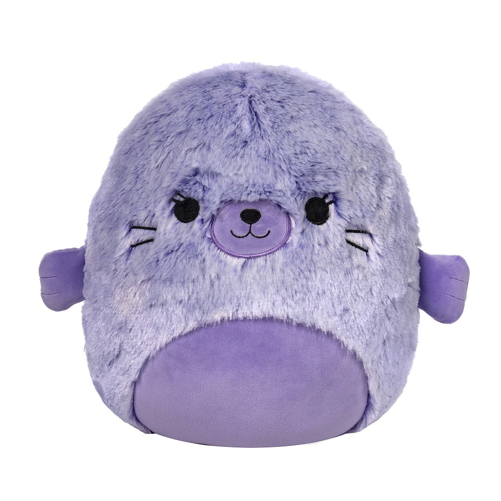 SQK - Medium Plush (12 Inch Squishmallow) (Ellen - Purple Seal ...