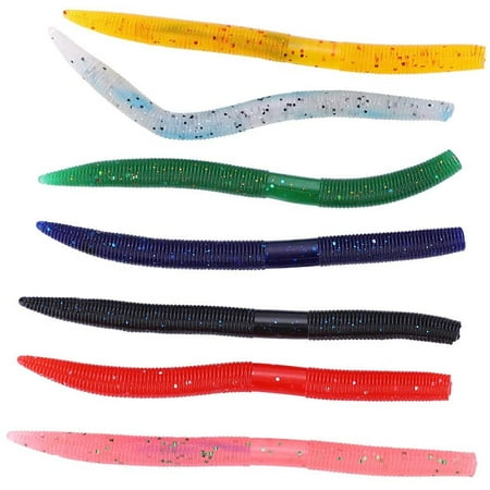 Fishing Worms Soft Senko Bait Plastic Fishing Lures for Bass Trout ...