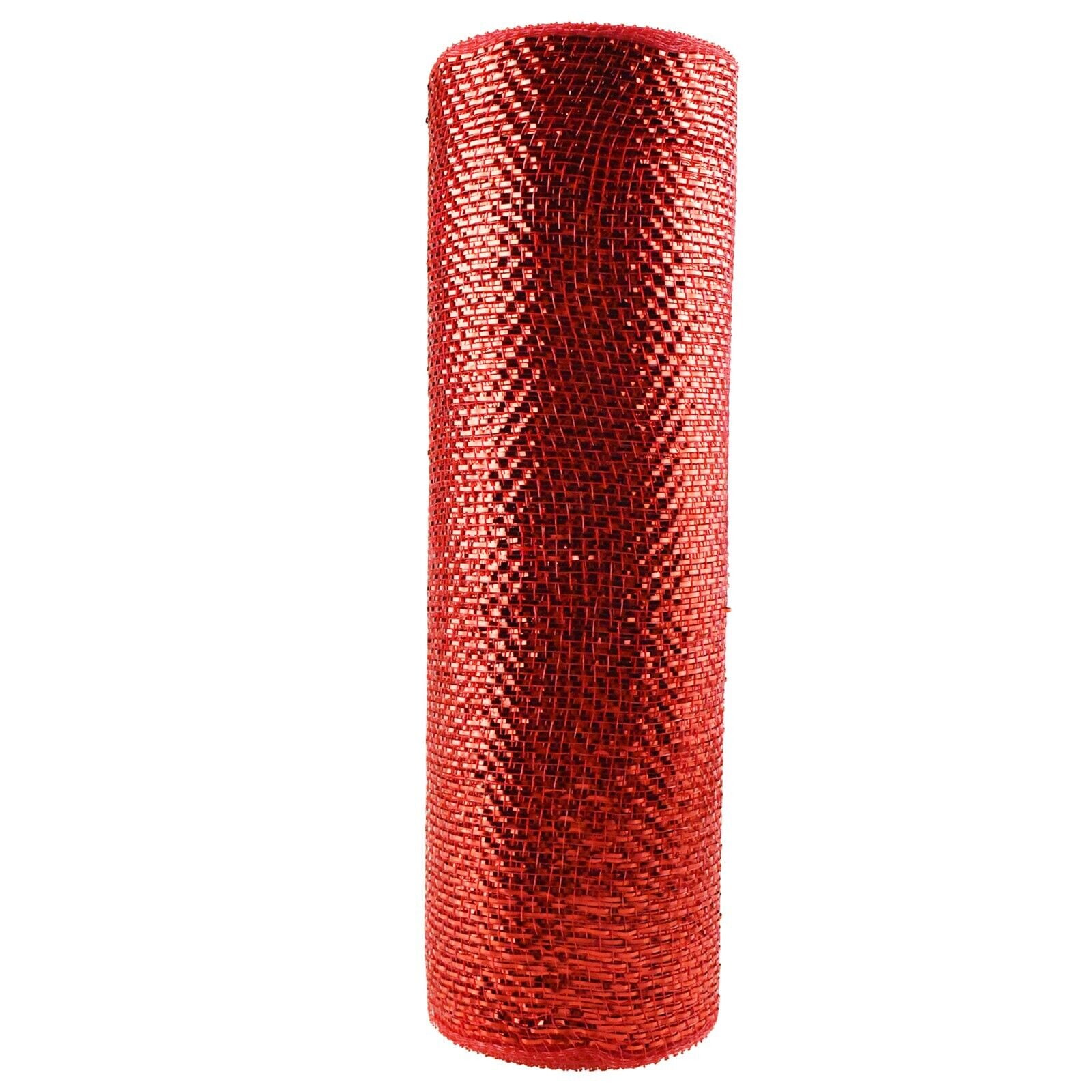 Metallic Fabric Mesh, 10-Inch, 10-Yard - Red - Walmart.com