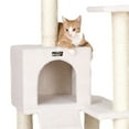 Armarkat Classic Cat tree B5301 53 Inch, Ivory - Walmart.com