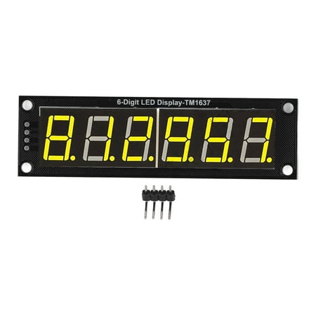 Spptty Digital Display Module,Digital Display Module 0.56in 6 Digit 7 Segment TM1637 Display ...