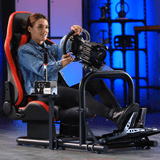 Supllueer Racing Sim Cockpit with Seat Upright Stable Fit Logitech ...