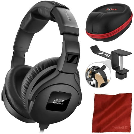 Sennheiser HD 300 Protect Monitoring Headphone (506898) w/Xpix Hard ...