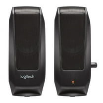 Logitech S120 PC Computer Multimedia Stereo Desktop Speaker System ...