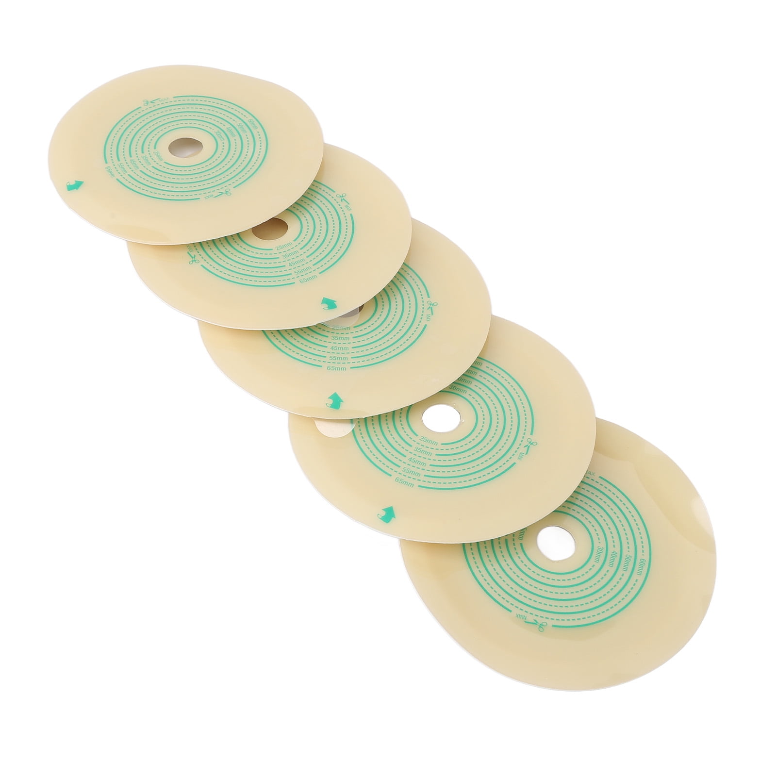 Colostomy Bag Barrier Rings, Self Adhesive Hydrocolloid Ostomy Barrier ...