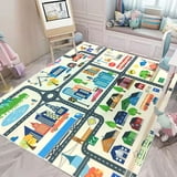 Xinlie City Life Playmat, Large 32×63inch Baby Play Mat for Floor with ...