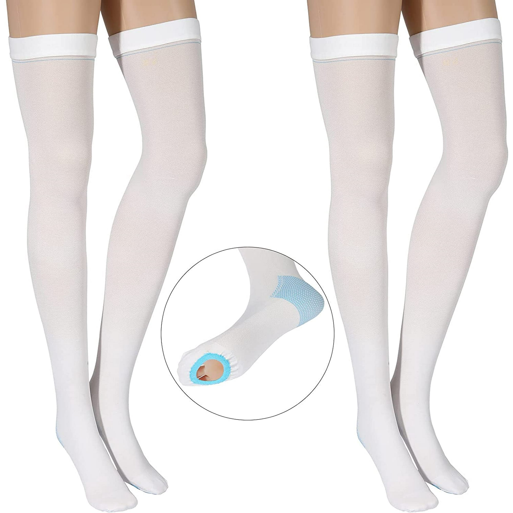 Click here for Nieqiuyun 2 Pairs Compression Socks For Women & Me... prices