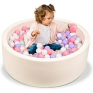 Battat Hop in Foam Indoor Ball Pit with 65+ Balls and Washable Cover ...