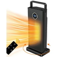 Optimus 29 in. Oscillating Tower Heater w/ Digital Temperature Readout ...