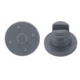 7.5 mm/0.3 Inch Vials Rubber Stoppers, 200 Pcs Two Legs Butyl Rubber ...
