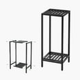 2 Tier 30" Tall Indoor Outdoor Plant Stand, 12 L x 12 W x 30 H inch ...