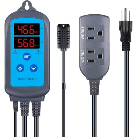 Wireless Humidifier Controller IHC-200 Dual Relay Pre-Wired Plug ...