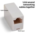 NXT Technologies NX56843 RJ45 Female Ethernet Coupler Cable, White ...