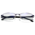 3 Pairs Rimless Blue Light Blocking Reading Glasses Diamond Cut Edge