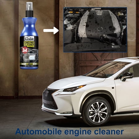 Car Motorcycle Wash-free Engine Grease Remover Motorbike Grease Remover ...