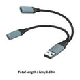 USB Type C Y Cable Male to 2 Female Extenders, Multiport Charging ...