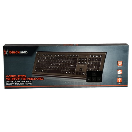 Blackweb Wireless Silent Keyboard – BrickSeek