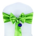 MDS Pack of 25 Satin Chair Sashes Bow Sash for Wedding and Events Decor ...