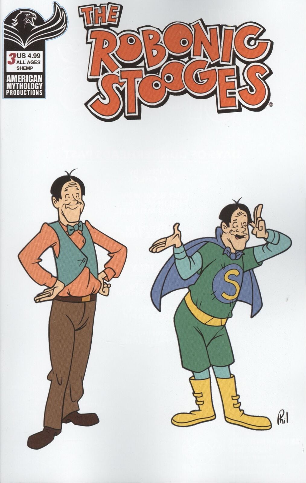 Robonic Stooges #3D VF ; American Mythology Comic Book - Walmart.com