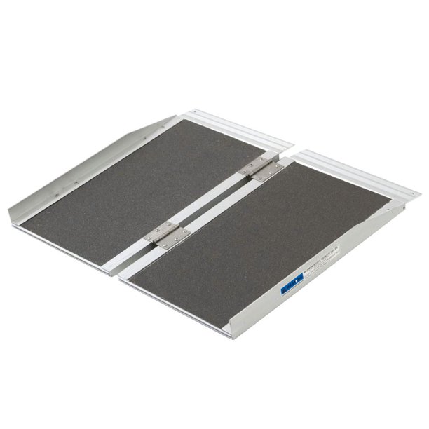 Silver Spring Aluminum Folding Wheelchair Ramp Plus 2' x 29in - Walmart.com