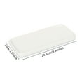 LandHope Ceramic Vanity Tray, Large White Decorative Countertop ...