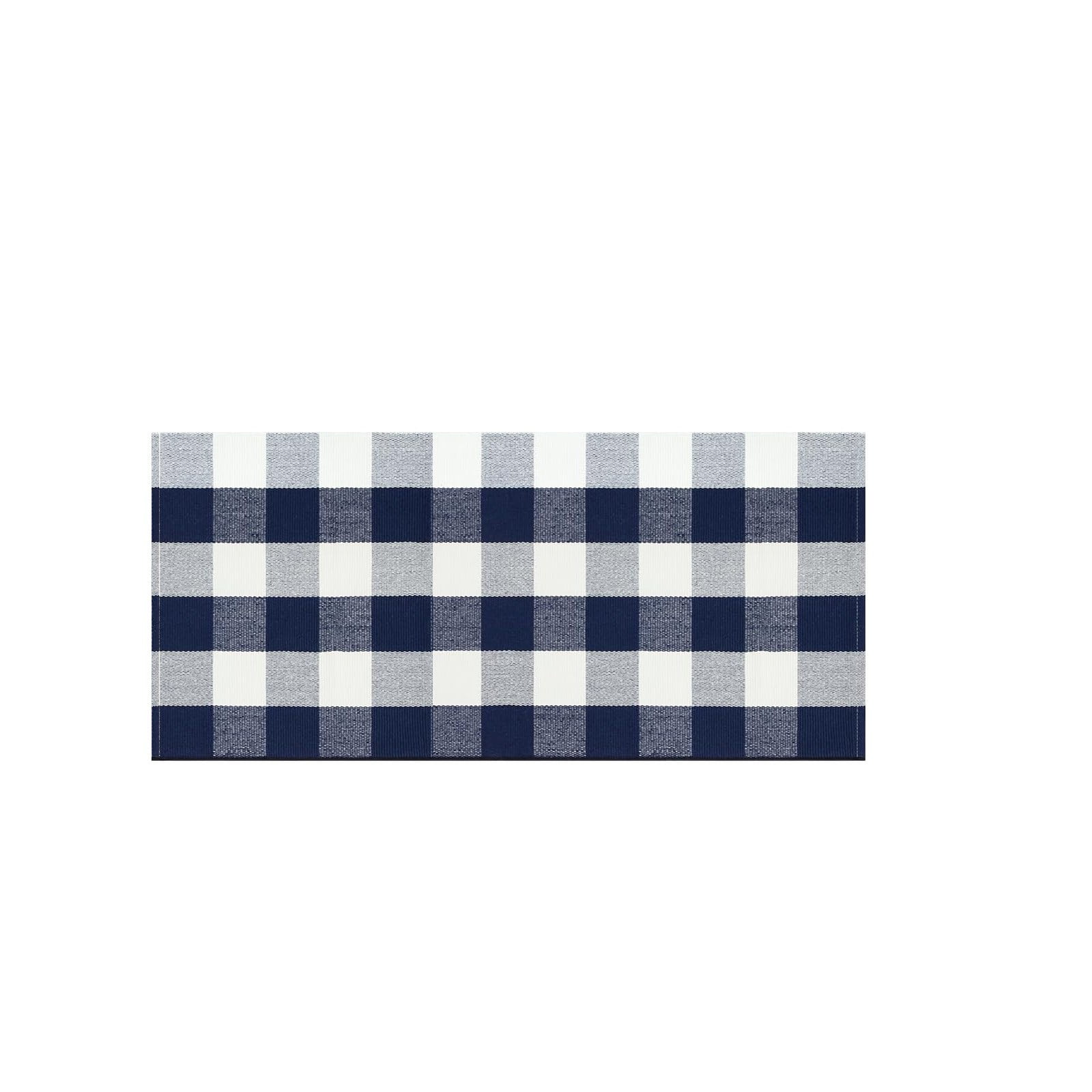 Click here for Hearth & Gear Front Porch Rug Blue And White Check... prices