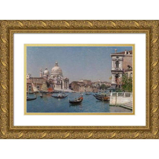 Martin Rico y Ortega 24x17 Gold Ornate Framed and Double Matted Museum ...