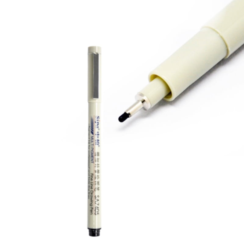 ZUARFY Precision Black Micro-Pen Fineliner Ink Pens Waterproof Comic ...