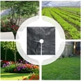 Landscaping Fabric with Stakes Black Mats, Garden Ground Cover for ...