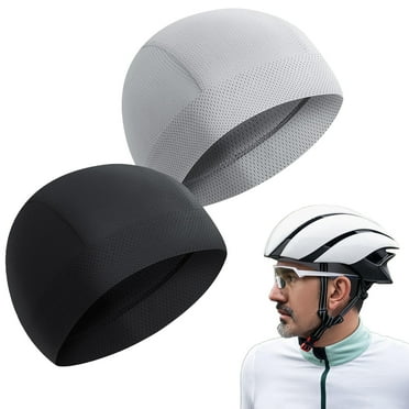 3 Pack Cooling Skull Cap Helmet Liner Sweat Wicking Cycling Running Hat ...
