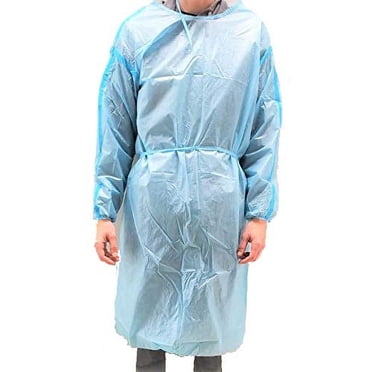 Isolation Gown Elastic Cuff, Medical Dental, Latex Free, Fluid ...