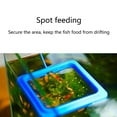AOOOWER 2pcs Water Tanks Feeding Circles Square Aquariums Floating Food ...