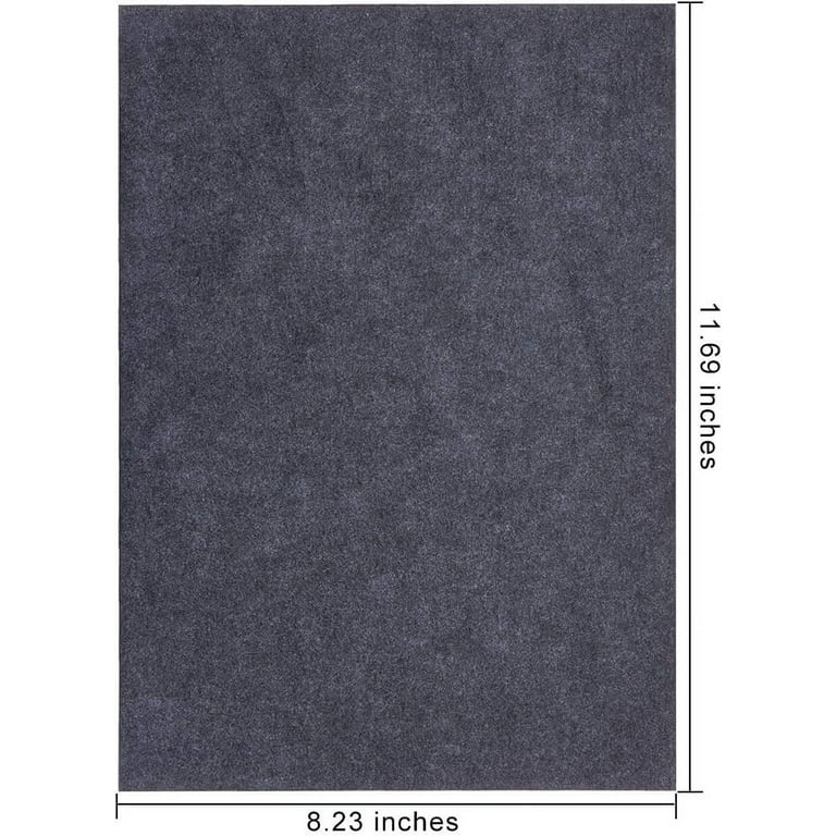 200 Sheets Carbon Paper Graphite Copy Paper Black Carbon Transfer Tracing Papers 8.4 x 11.5 in with 5 Pcs Embossing Styluses Dotting Tools Black
