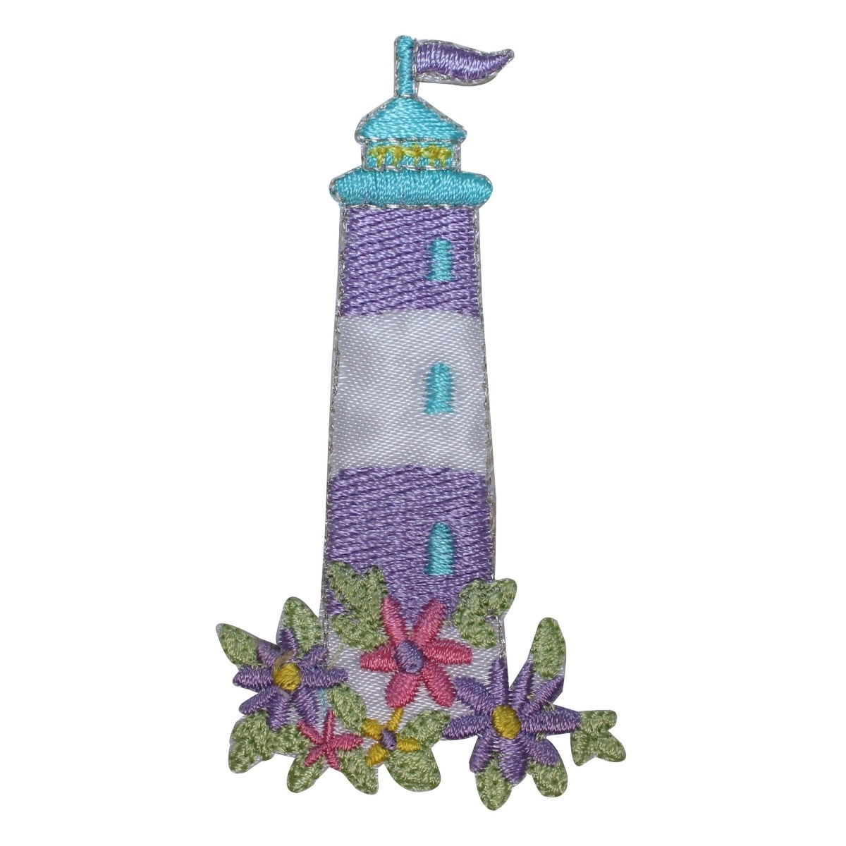 ID 1849 Lighthouse Craft Patch Beach Travel Nautical Embroidered IronOn ...