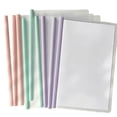 10 Pcs A4 Slide Grip File Folders, Plastic Pull Strip Report Covers ...