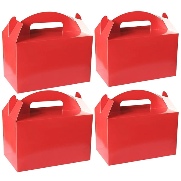 24 Packs Red Treat Boxes Party Favor candy Boxes goodie gable Boxes DIY ...