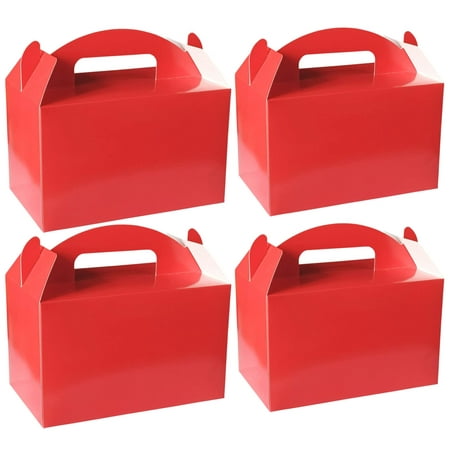 24 Packs Red Treat Boxes Party Favor candy Boxes goodie gable Boxes DIY ...