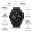 Garmin Fenix 8 43MM AMOLED Sapphire Multisport GPS Smartwatch Sapphire ...