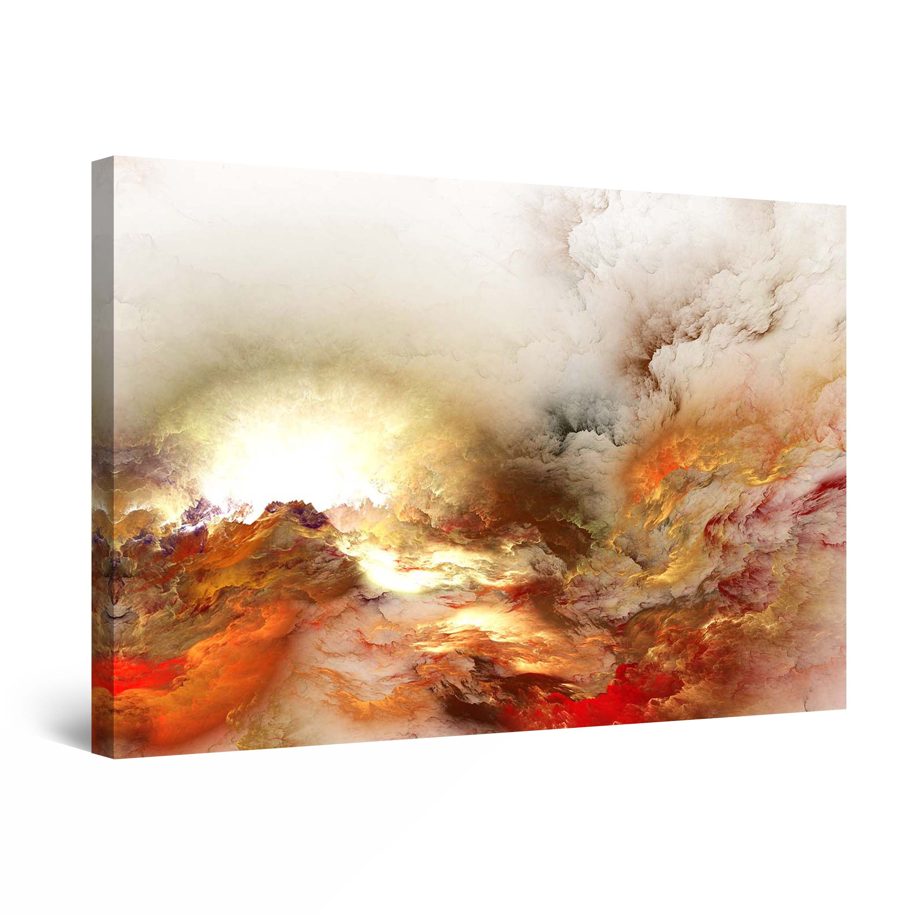 Startonight Canvas Wall Art Galaxy Clouds Abstract Painting Large ...