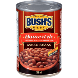 BUSH'S® Homestyle Tangy Sauce with Bacon And Brown Sugar Baked Beans ...