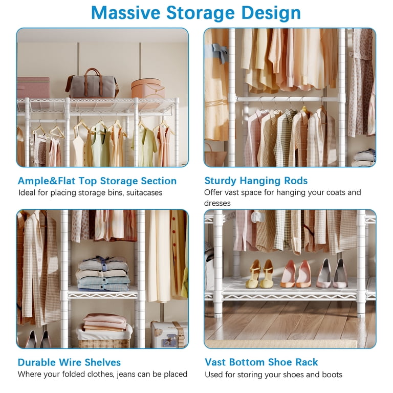 VIPEK V50i Extra Large Portable Closet Rack Bedroom Armoire, 50% OFF